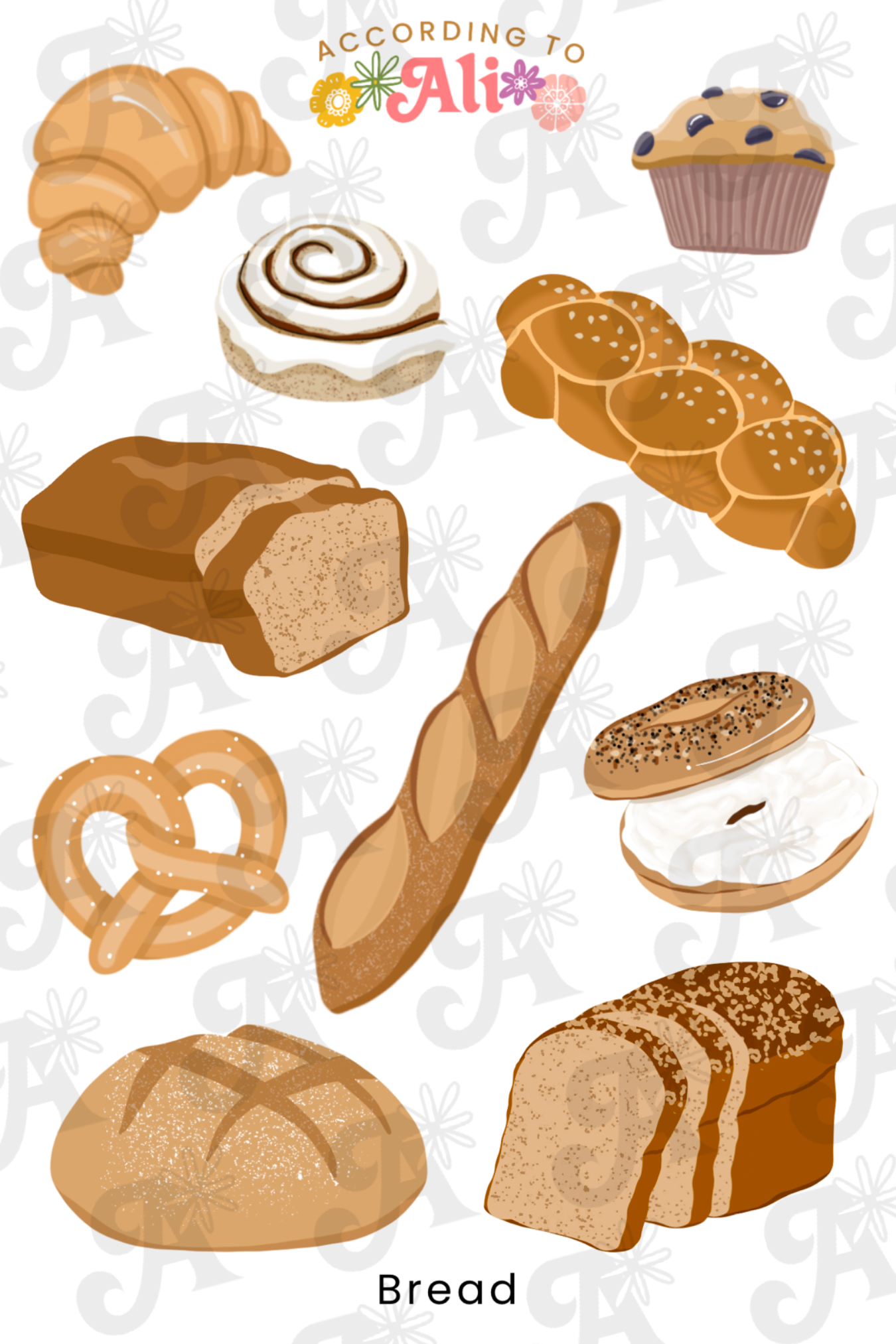 Bread Sticker Sheet – according to ali