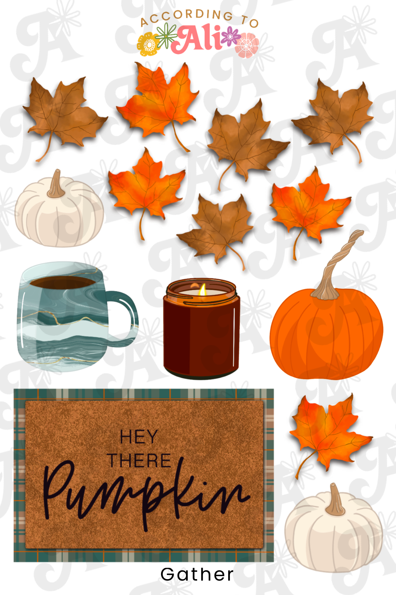 Gather Sticker Sheet – according to ali