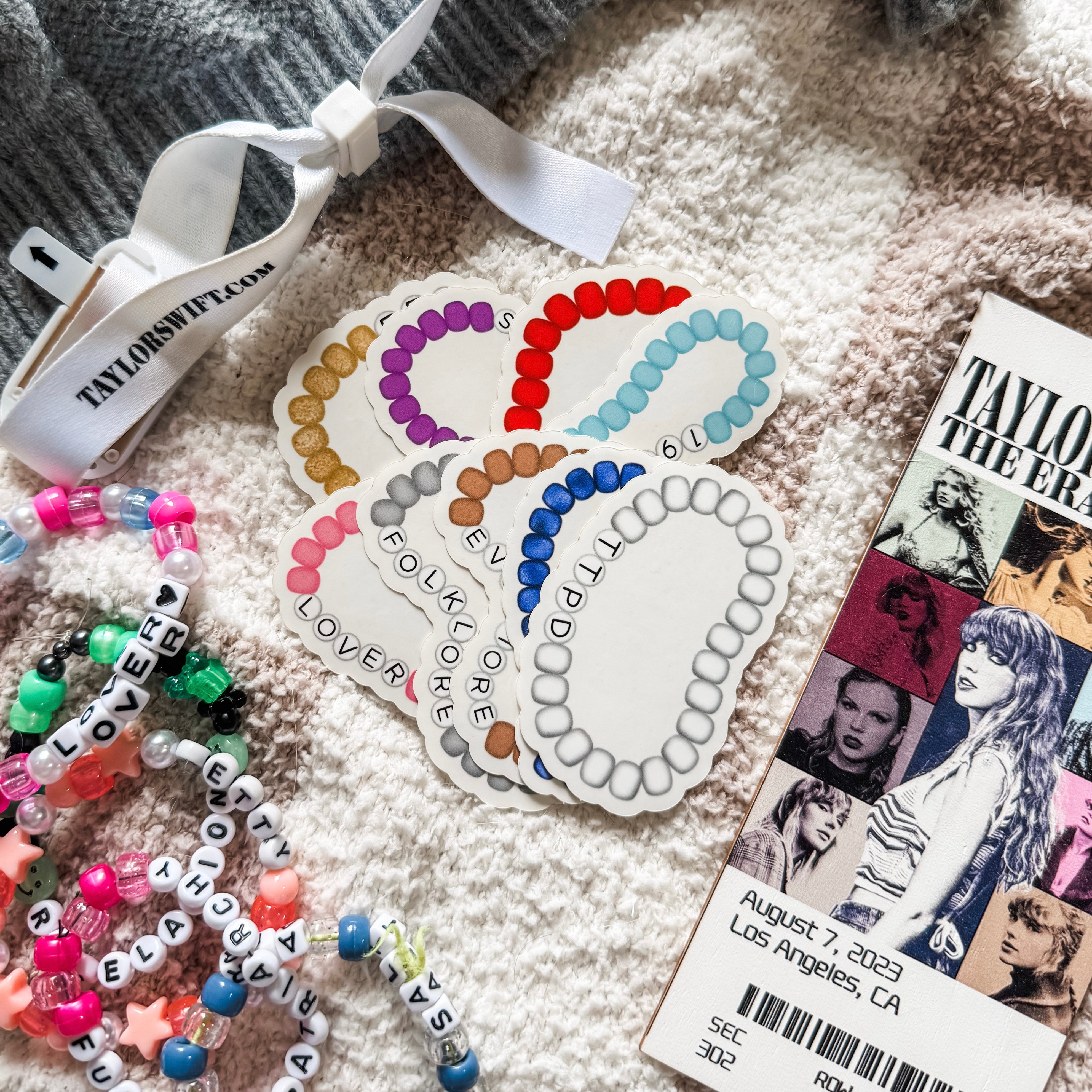 Friendship Bracelet Vinyl Stickers – according to ali