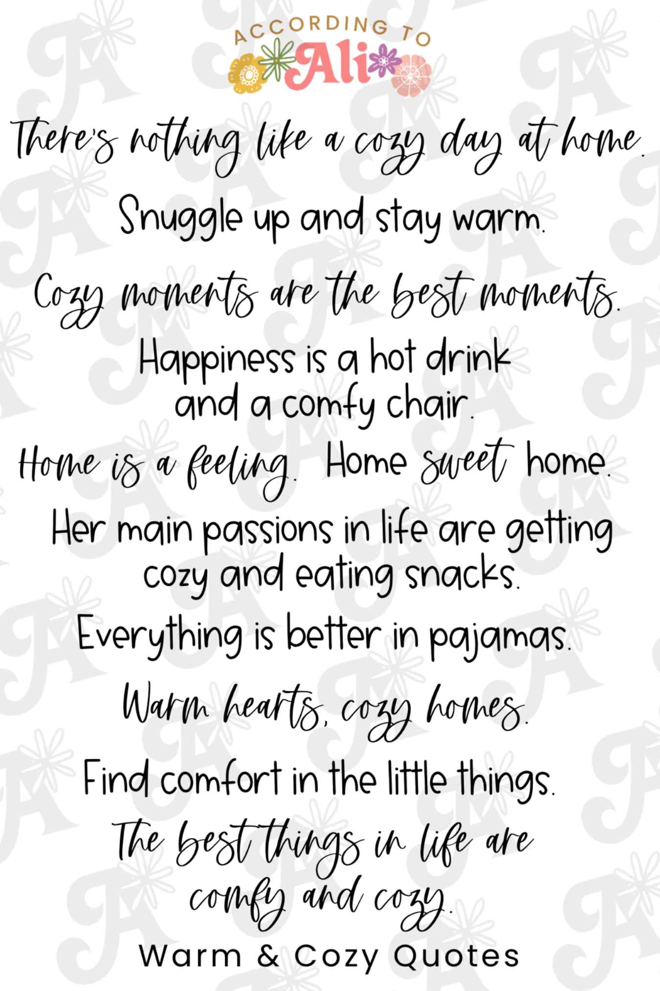 Feeling Cozy Quotes Cozy Quotes BrainyQuote